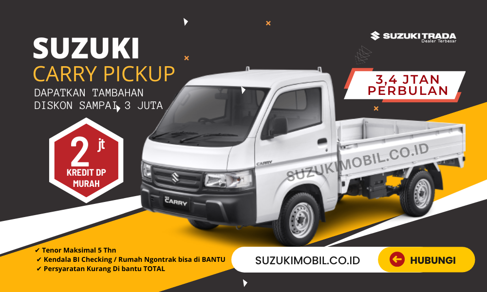 Promo Suzuki Pickup DP 3 Juta - Suzukimobil.co.id